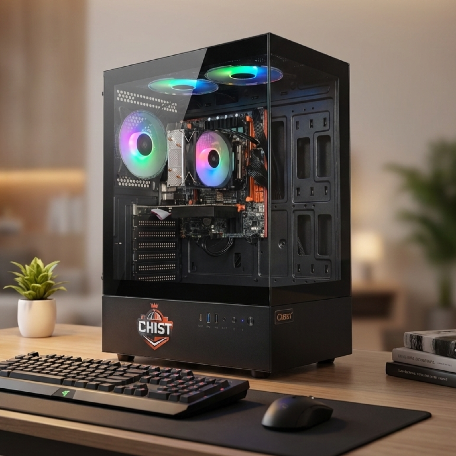 CHIST I7 Gaming Pc (Intel Core i7 4770 Processor/ 16GB Ram/ RX 6500XT ...