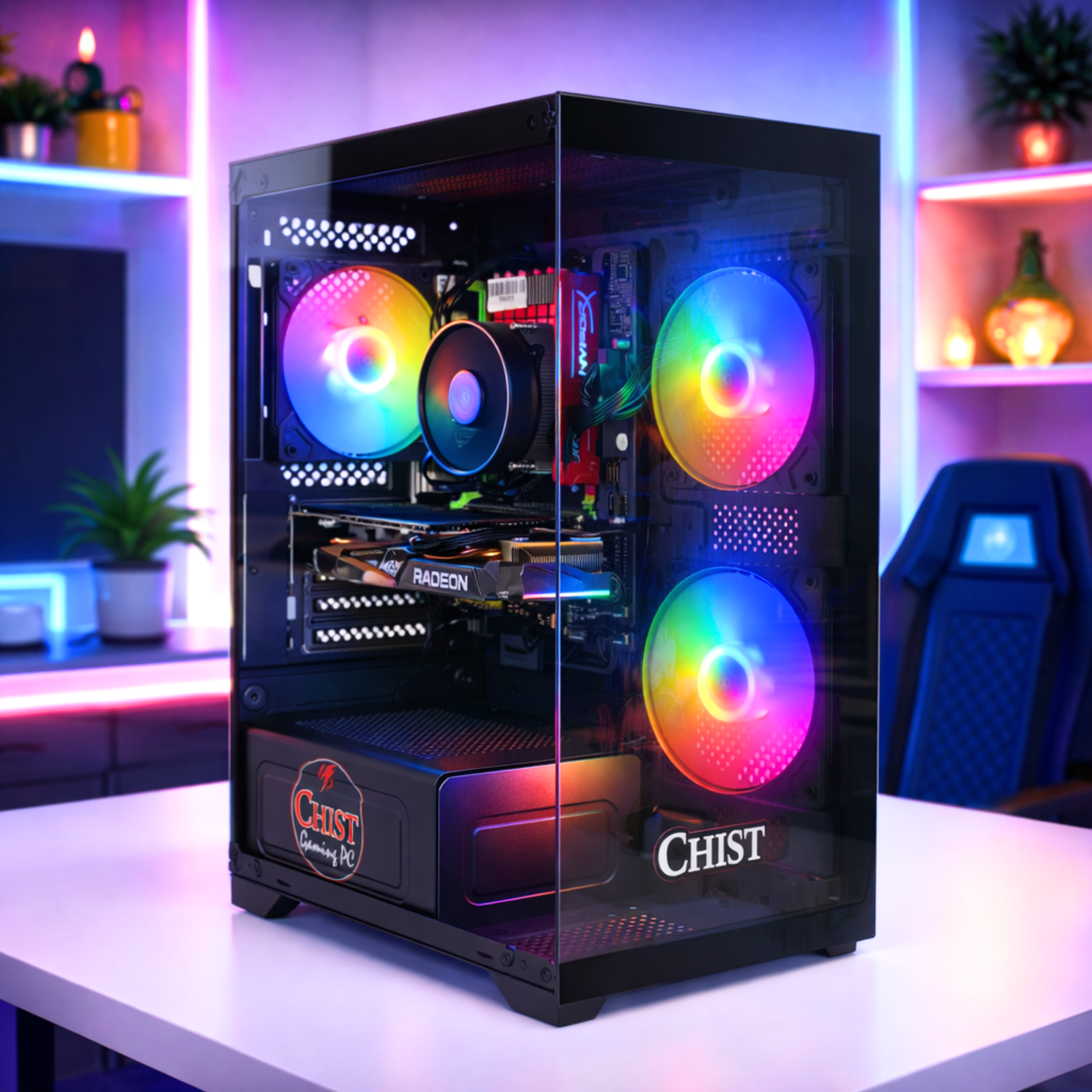 CHIST AMD Gaming Desktop Pc(RYZEN 5 5600GT Processor/DDR4 16GB Ram ...