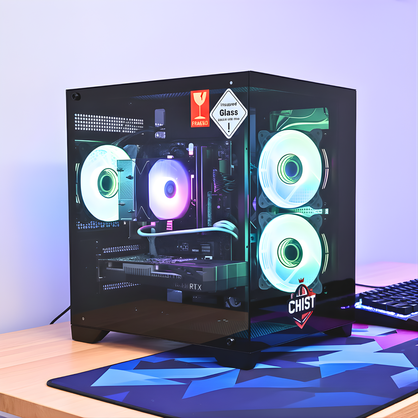 CHIST Powerful PC, 9th Gen Intel Core i5-9400 6 Core 6Threats, 16GB RAM ...