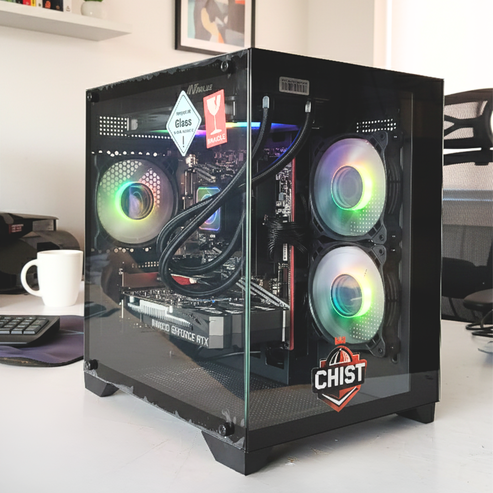 CHIST Ultra Workstation Desktop PC, Ultra Core 7 265K 3.3 GHz, 32GB ...