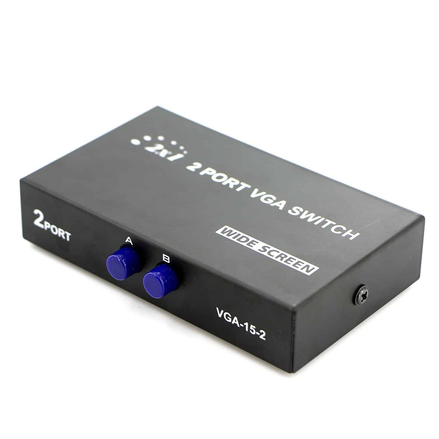 CHIST 2 Port VGA Video switcher 2 in 1 Out 1 in 2 Out bidirectional ...