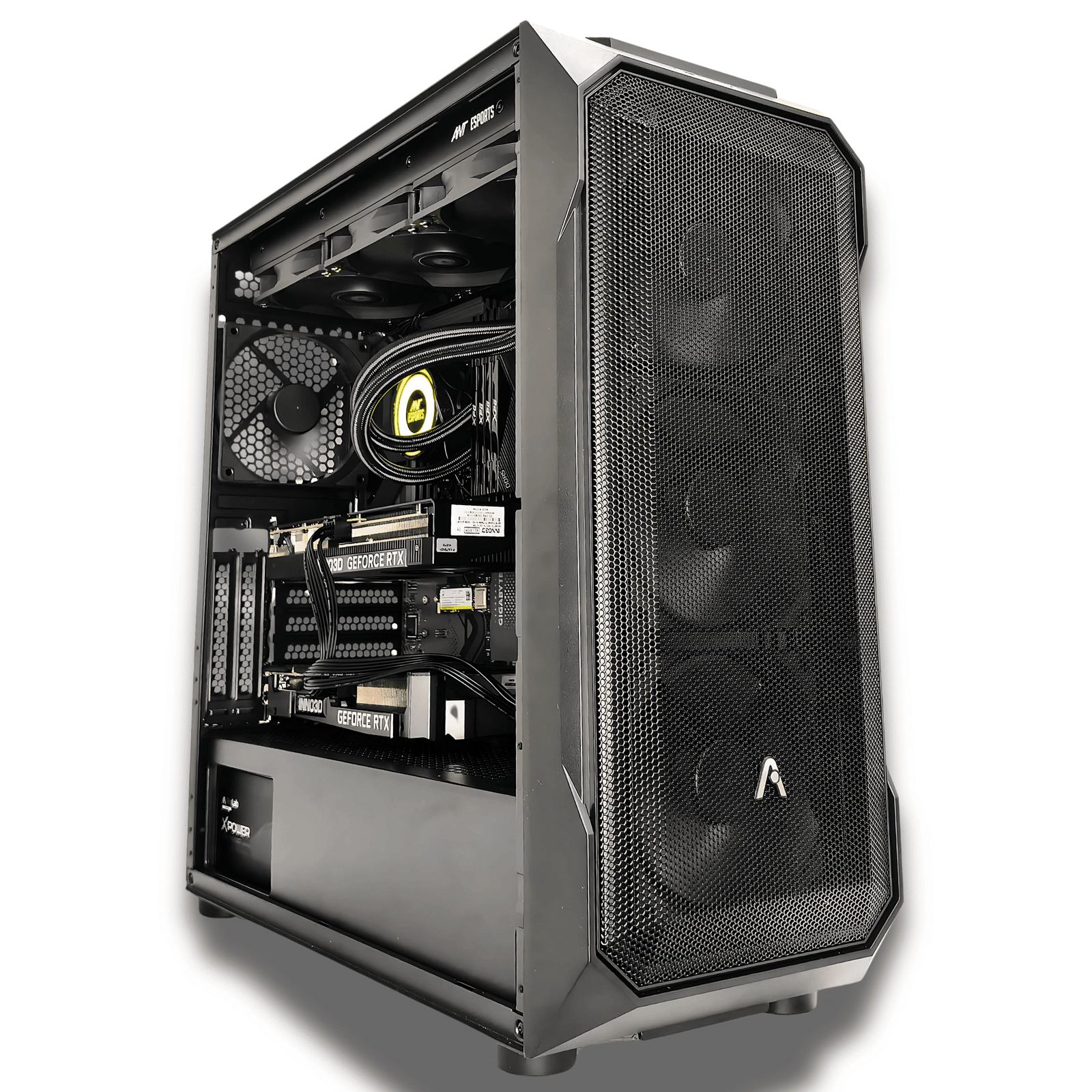 CHIST AI Workstation PC, AMD Ryzen 9 9700X 12-Core, RTX 5060 8GB, 64GB ...